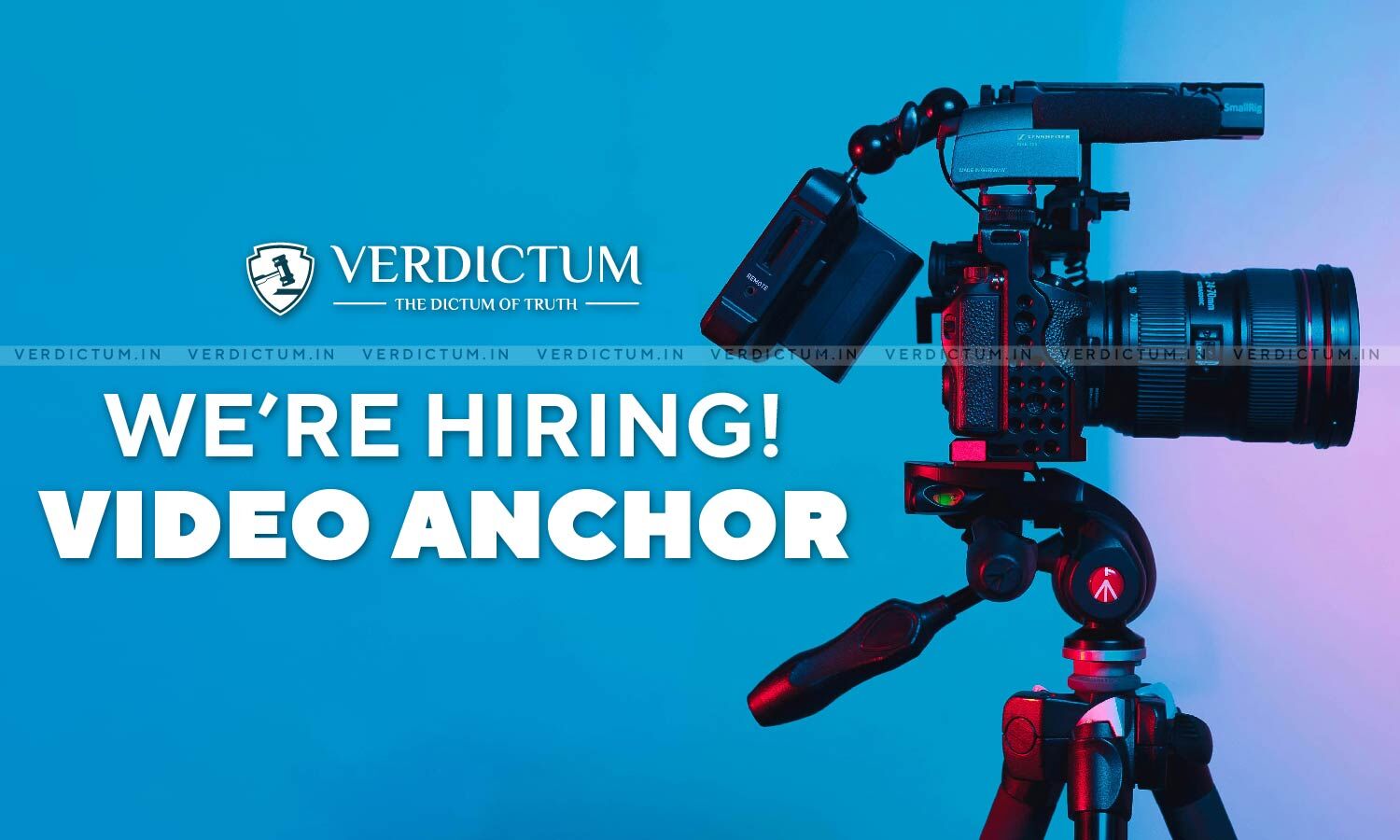 Video Anchor Vacancy At Verdictum