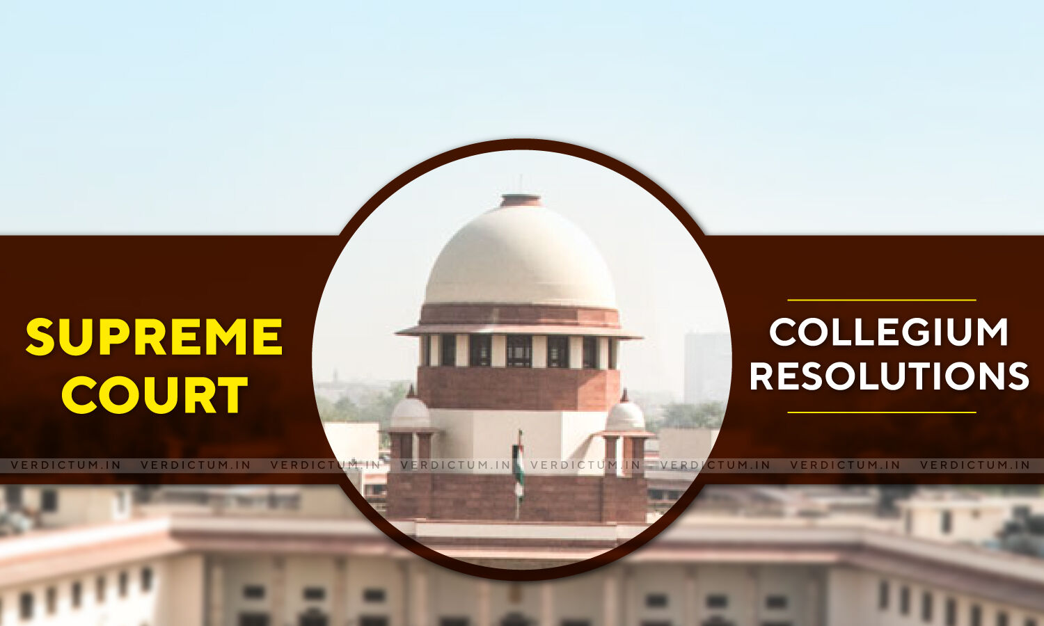 Supreme Court Collegium Recommends Elevation Of Five High Court Judges As Chief Justices Of ...